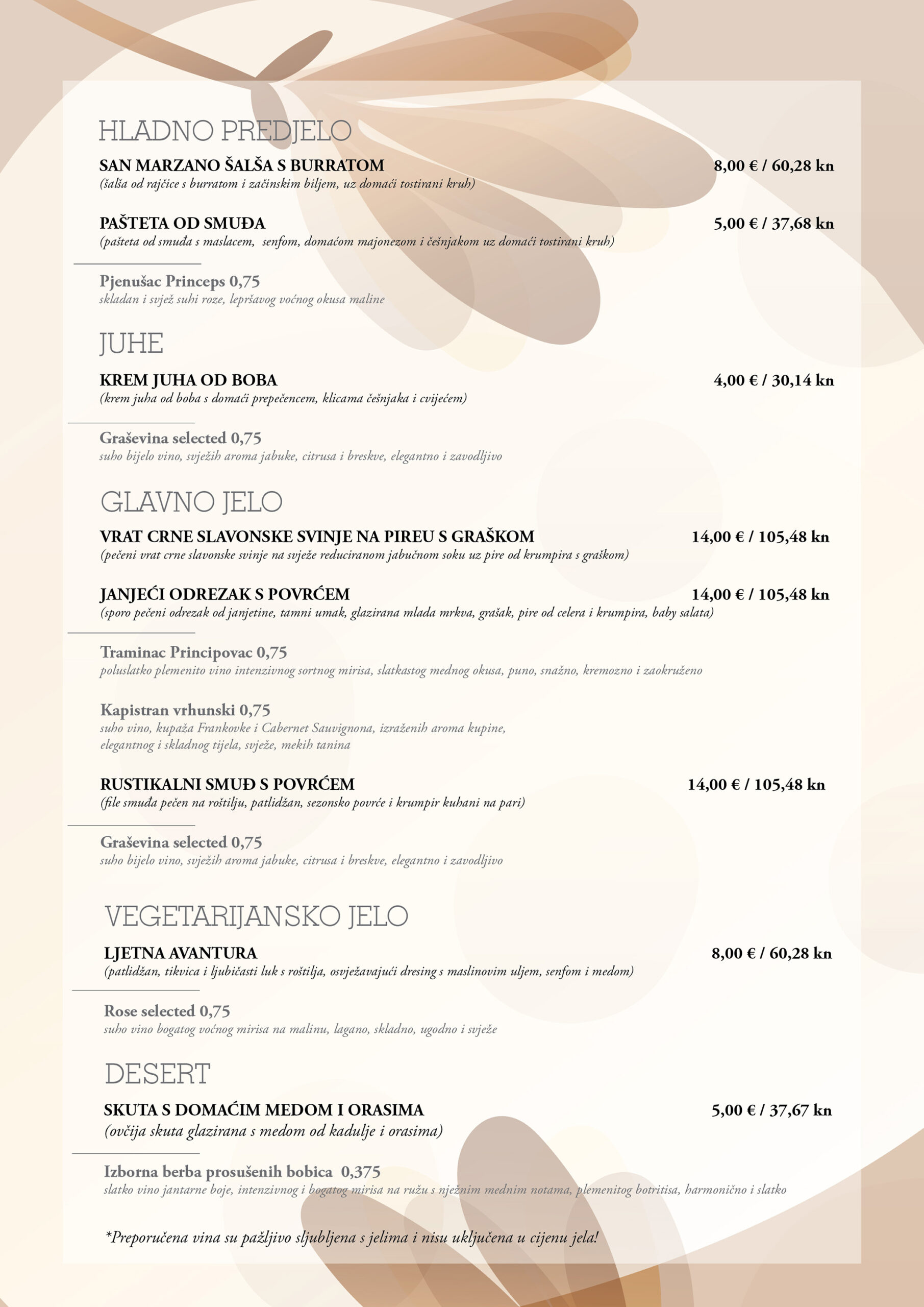 [LJETNI MENU] Mirisi i okusi ljeta u restoranima Stari podrum i ...